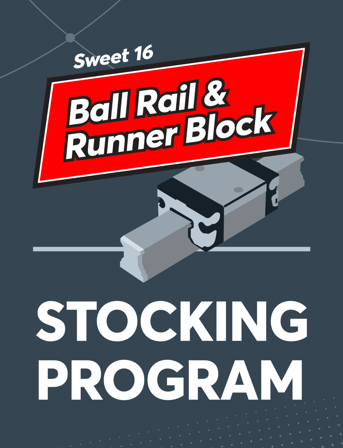 Bosch Rexroth Profiled Ball Rails & Runner Blocks - Sweet 16
