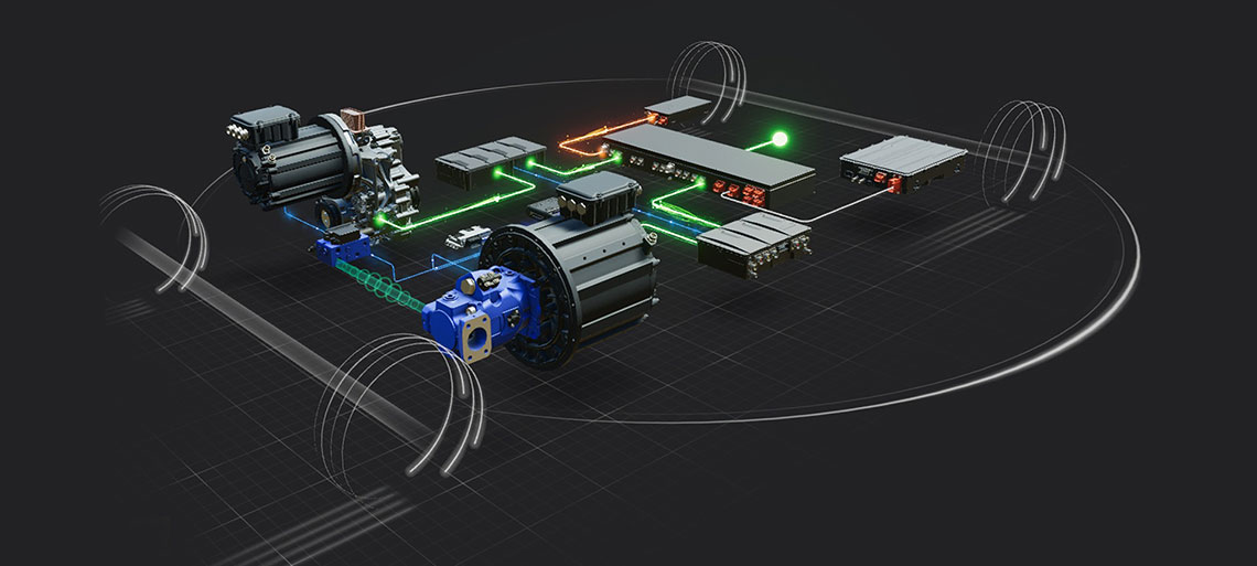 Bosch Rexroth eLION: High Voltage Mobile Electrification - Evolution Motion Solutions